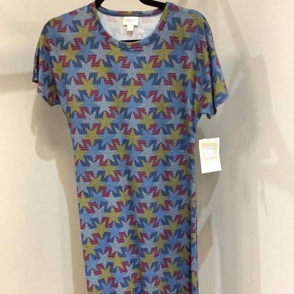 LuLaRoe | Dresses | New Lularoe Maria Maxi Dress In Blue | Poshmark